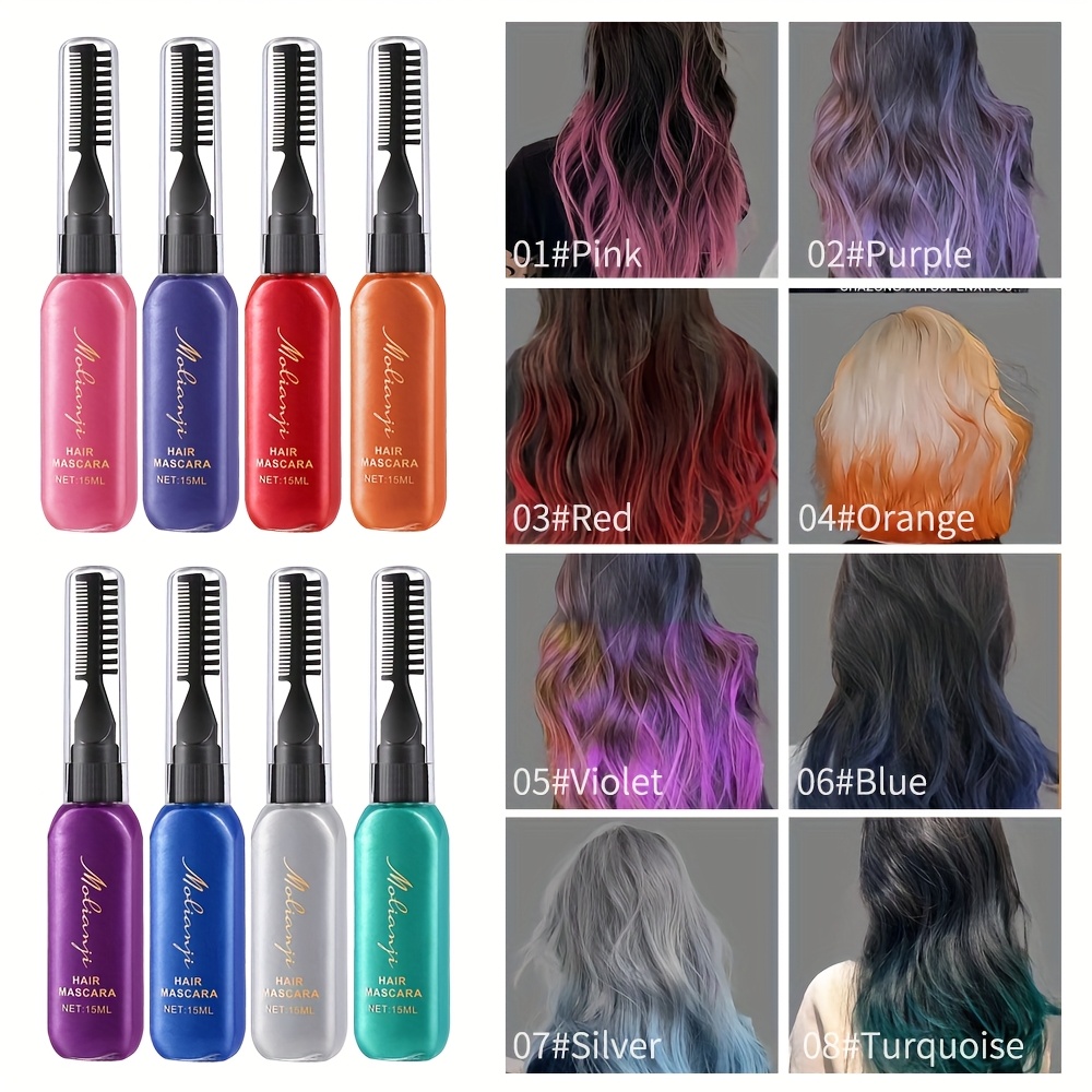 Disposable Colorful Hair Dye Comb, Small Size for Easy Portability ...