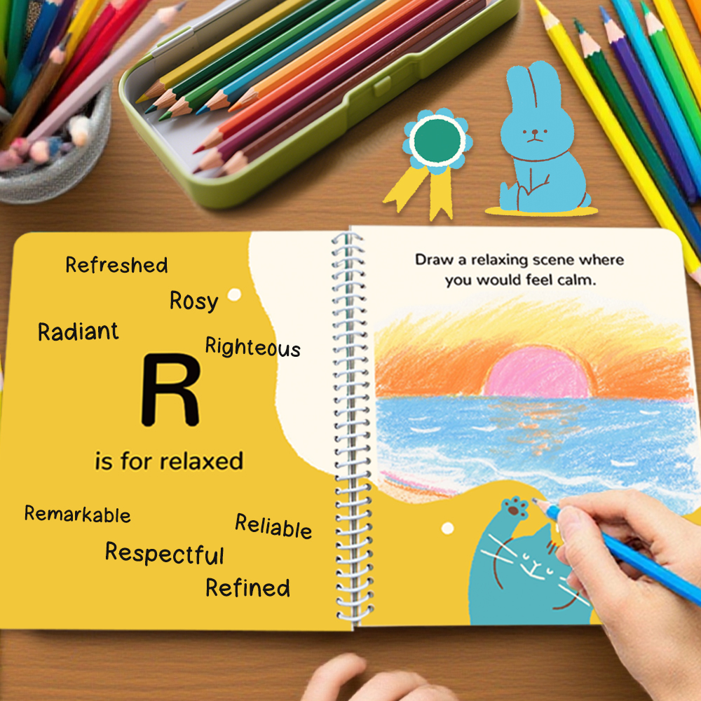 BEAR TALE Kids ABCs of Emotions Interactive Book The ABCs of Little ...