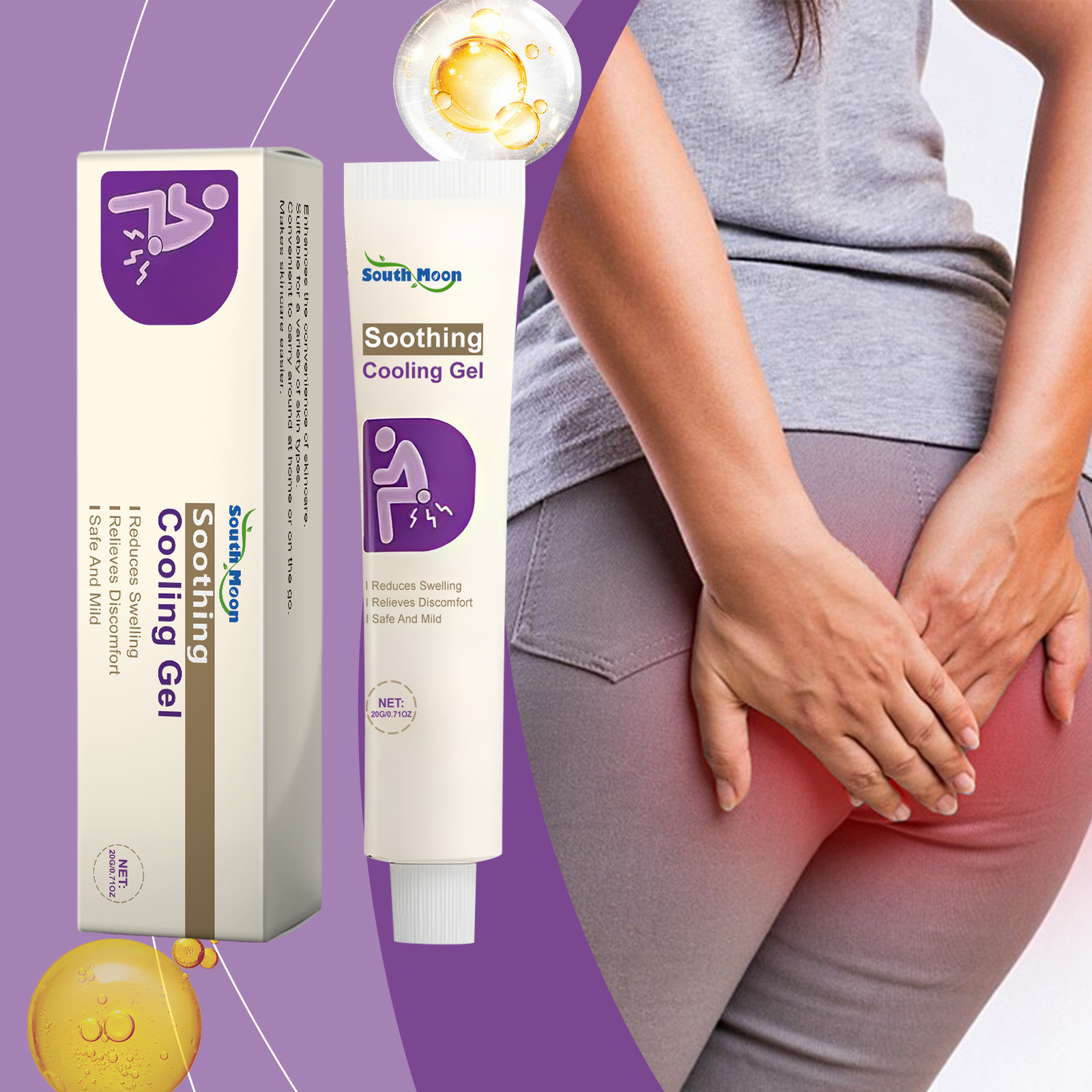SOUTH MOON perianal care gel features a mild formula that is skin ...