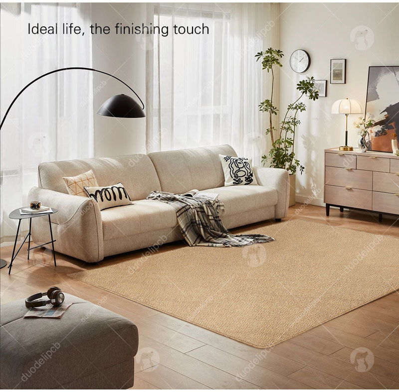 160cm×200cm Large sized carpet in living room and bedroom, solid color ...