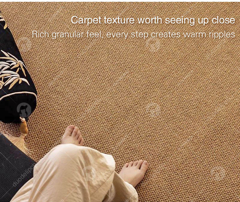 160cm×200cm Large sized carpet in living room and bedroom, solid color ...