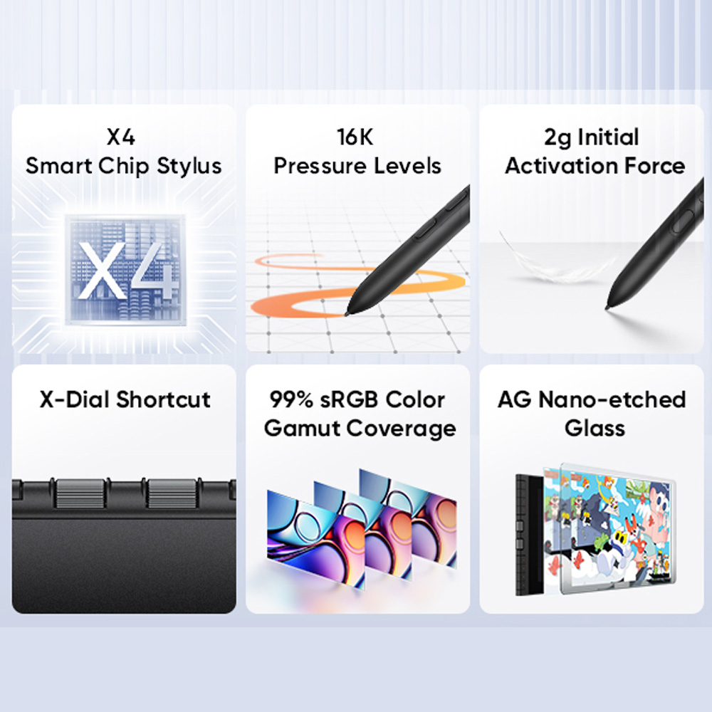 New Arrival XPPen Artist 12 3rd Pen Display Drawing Monitor With Micro ...