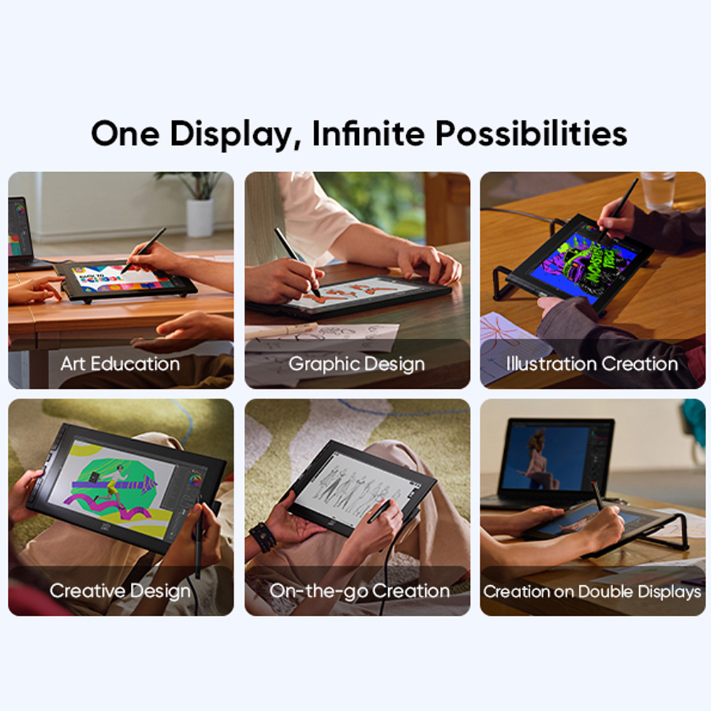 New Arrival XPPen Artist 12 3rd Pen Display Drawing Monitor With Micro ...