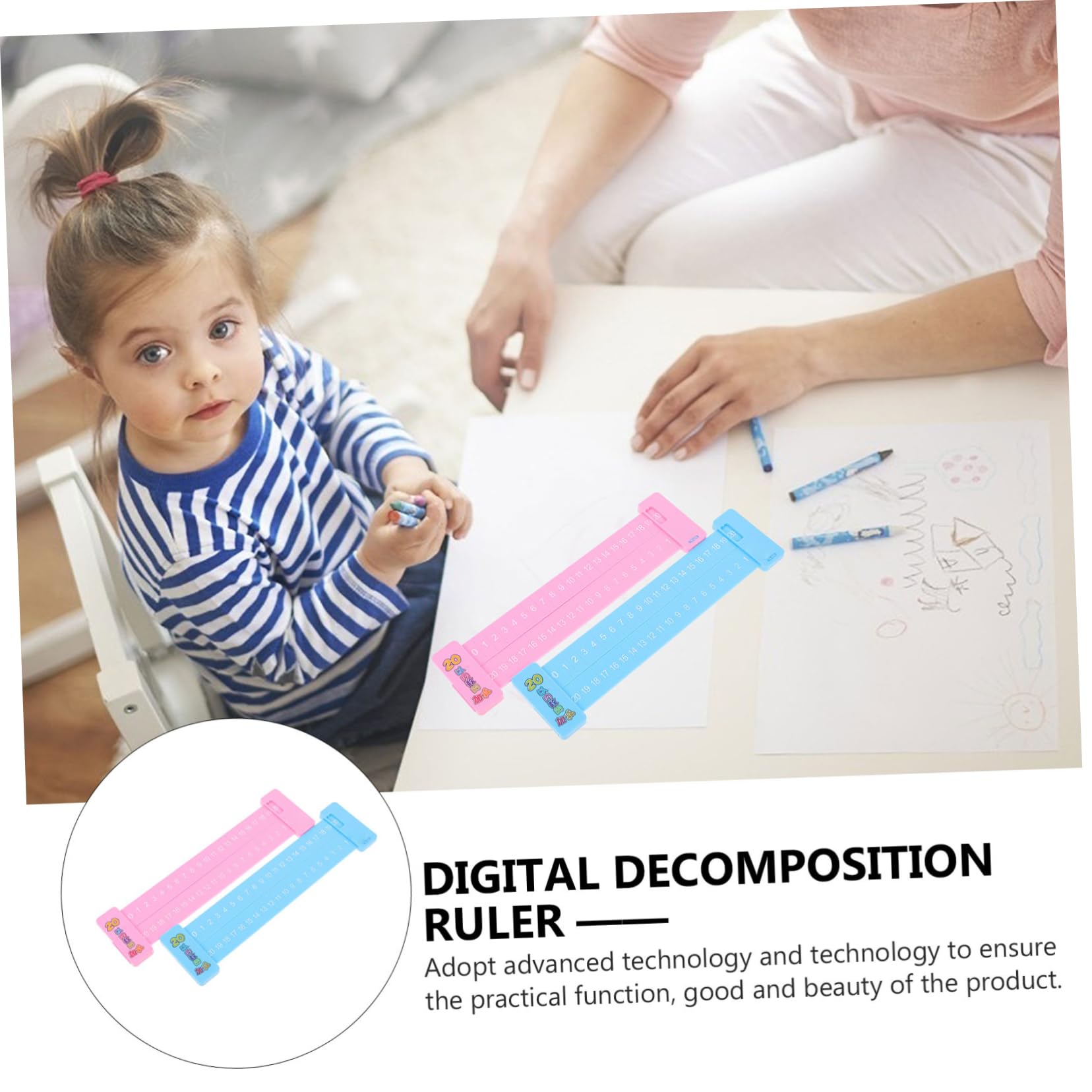 Addition and Subtraction Resolution Ruler Within 20/Children's Double ...