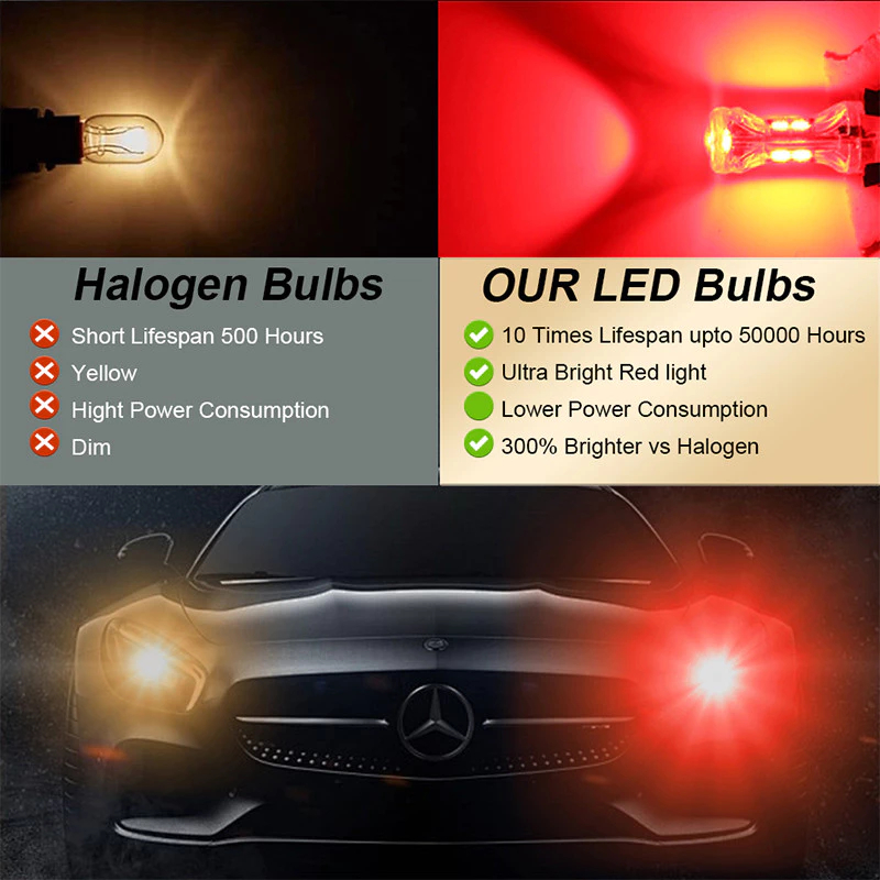 HOWKIN LED Motorcycle Blinker Signal Light T10 5-Chip Turn Indicator ...