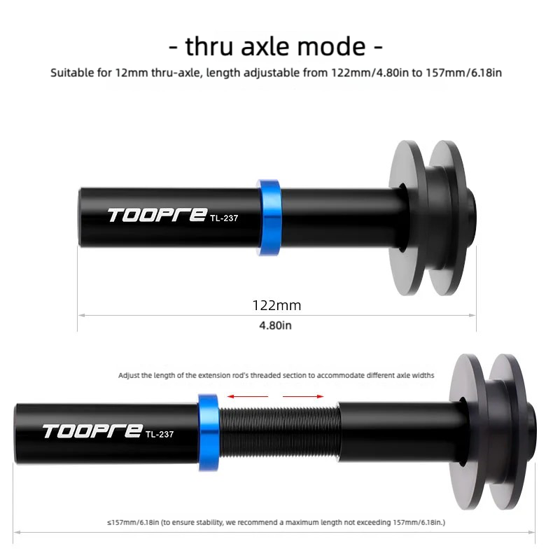 TOOPRE Bicycle Chain Fixer Tensioner Universal Quick Release Axle For ...