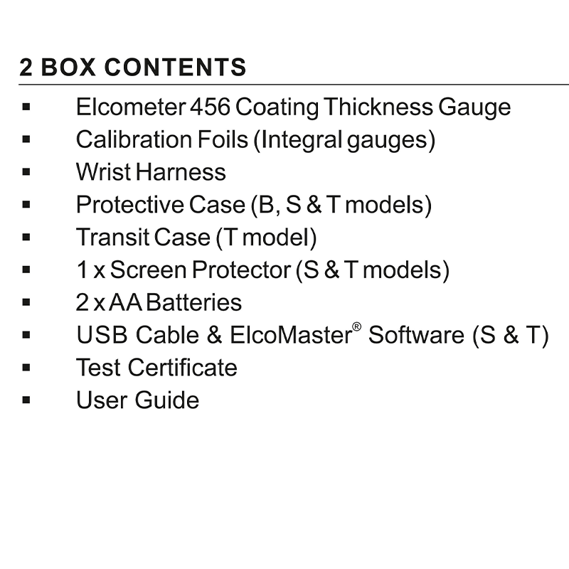 Elcometer 456 Split-type Coating Thickness Gauge Measurement range 0 ...