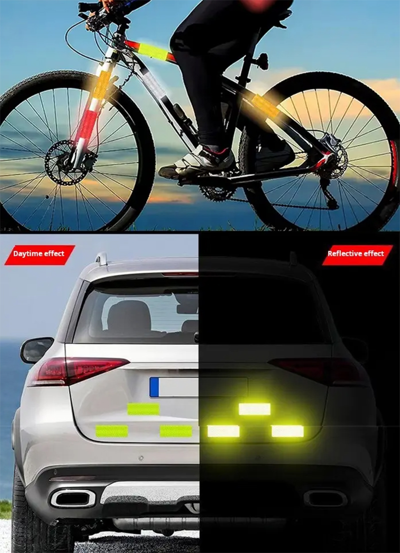 10Pcs Reflective Sticker Fade-resistant for 6 years Car Reflective ...