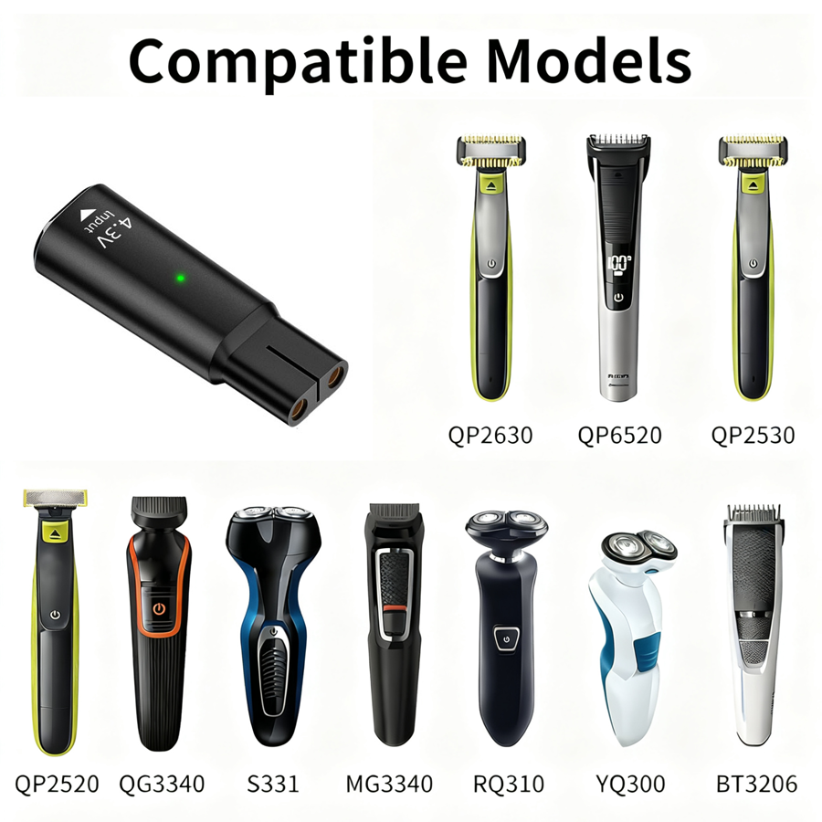 Type-C to 4.3V A00390 Shaver Charger for Philips Norelco OneBlade ...