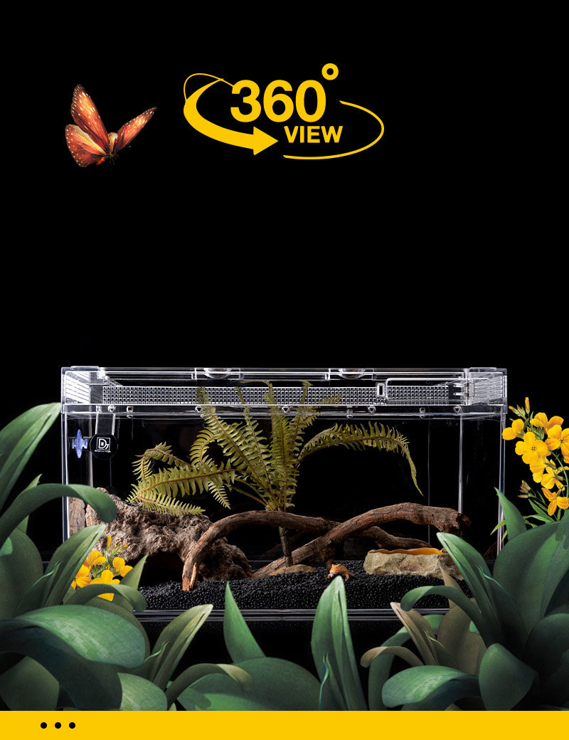Reptile PC Terrarium Sarang Reptilia Full View Reptile Aquarium Tank ...