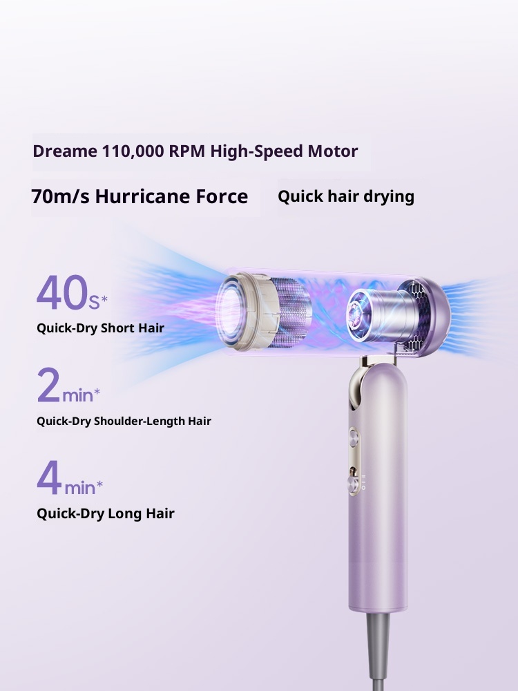DREAME P10 Ultra Negative Ion Hair Dryer with Rapid Drying, Styling ...