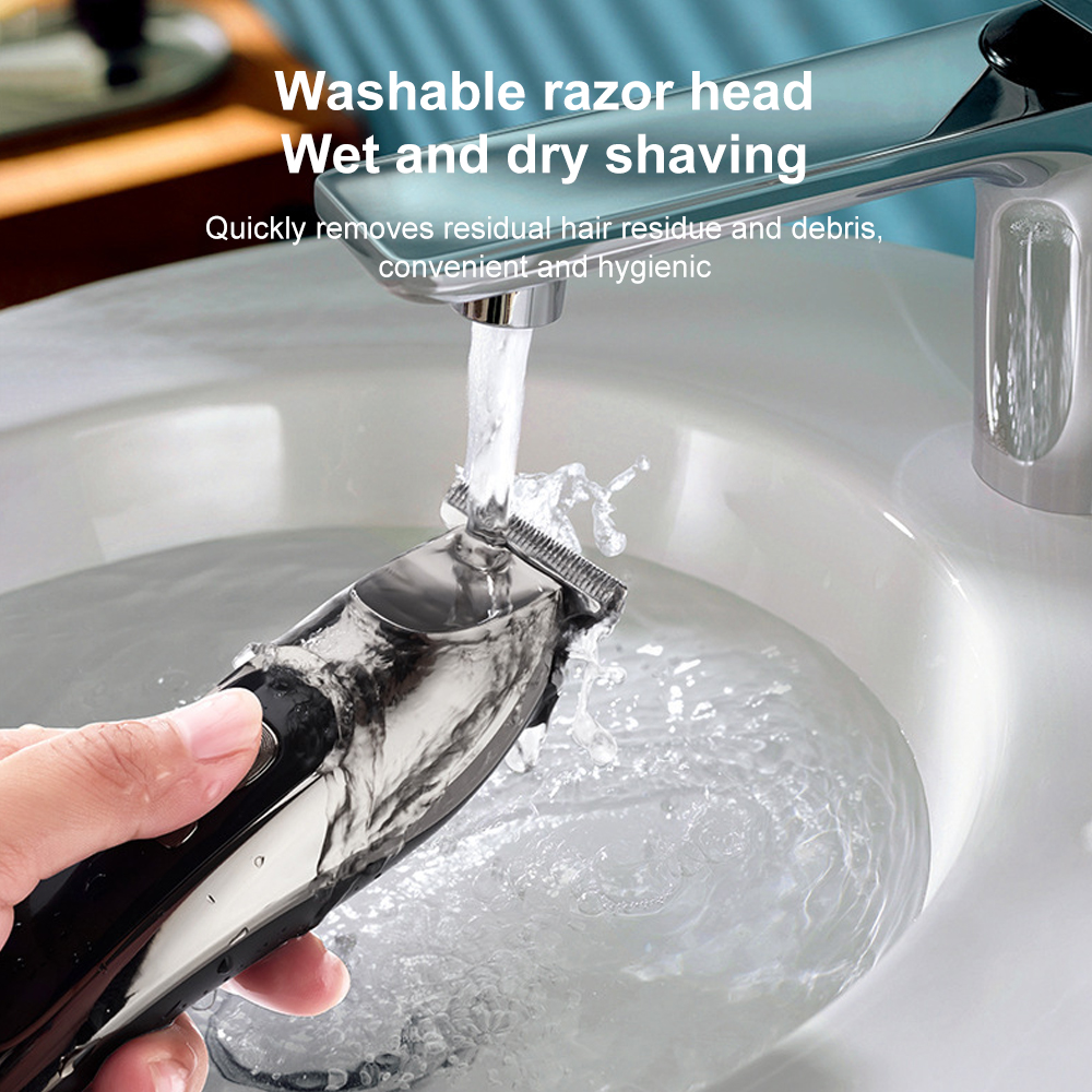 Electric Hair Clipper 1000mAh Hair Cut Maching Wireless Trimmer men ...