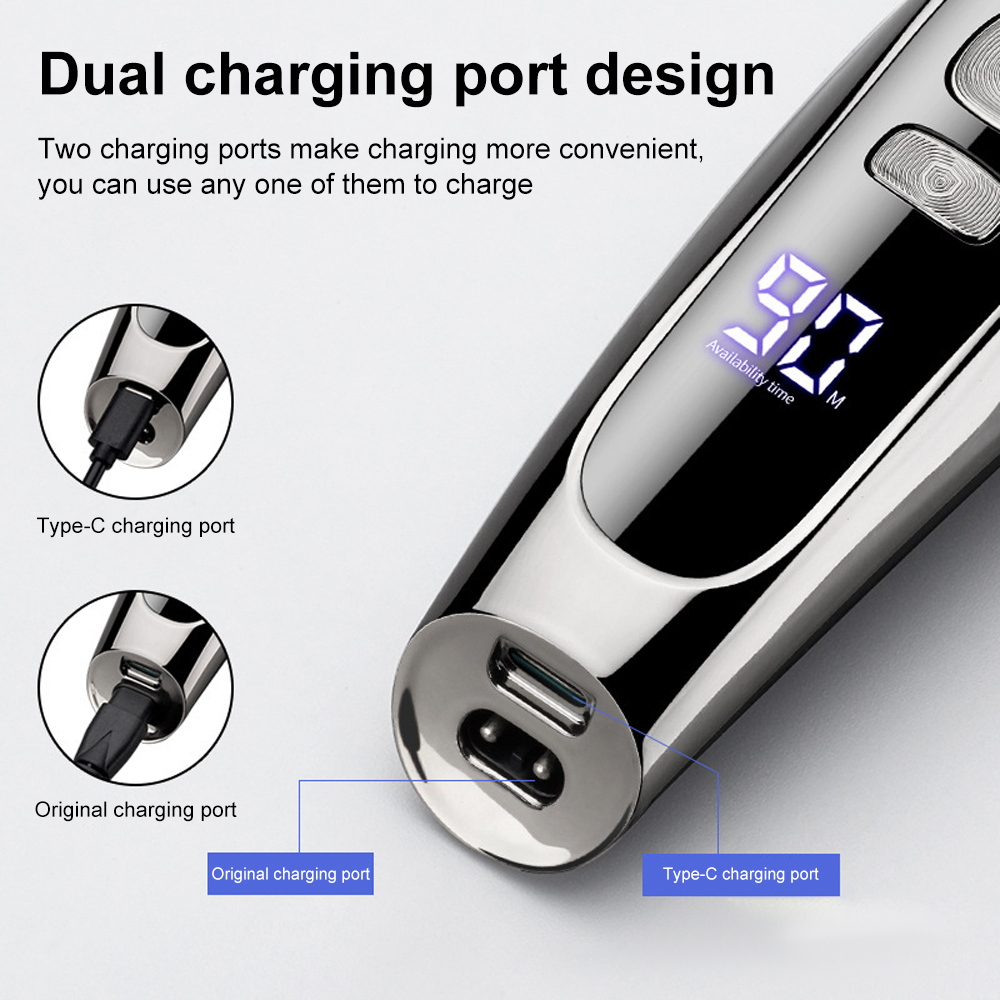 Electric Hair Clipper 1000mAh Hair Cut Maching Wireless Trimmer men ...