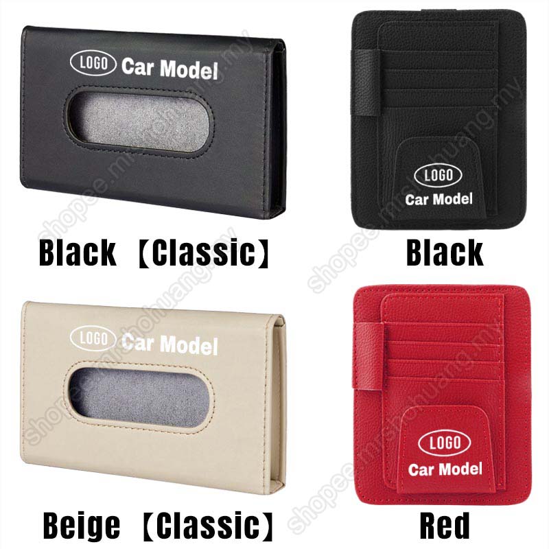 Car Card Holder Sun Visor Organizer For Toyota Wish Vios Cross Hilux ...