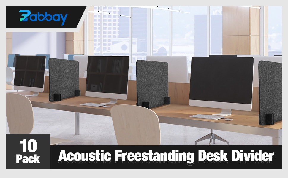 Desk Divider 40x60cm Desk screen baffle Desk Felt Partition Sound ...