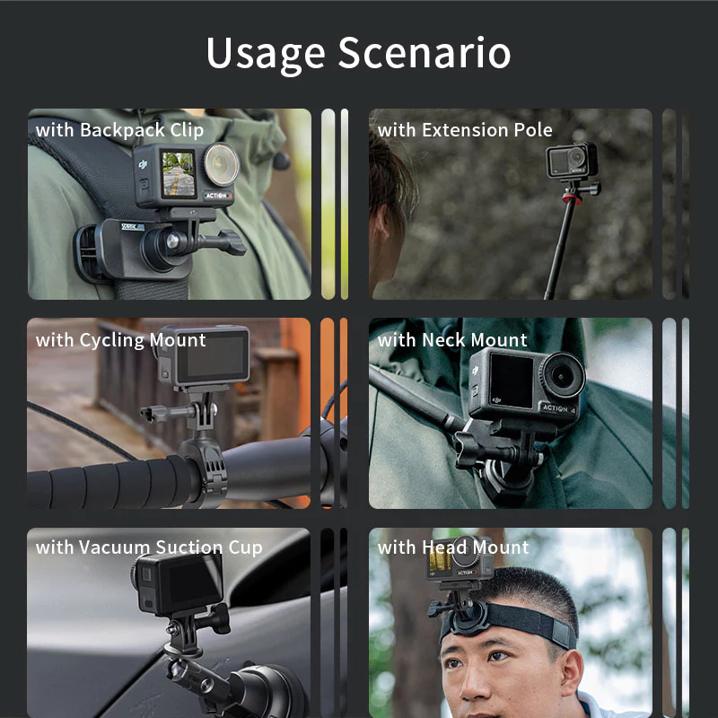 STARTRC GPS Remote for DJI Osmo Action 6/5 Pro/4 Action Camera shooting ...