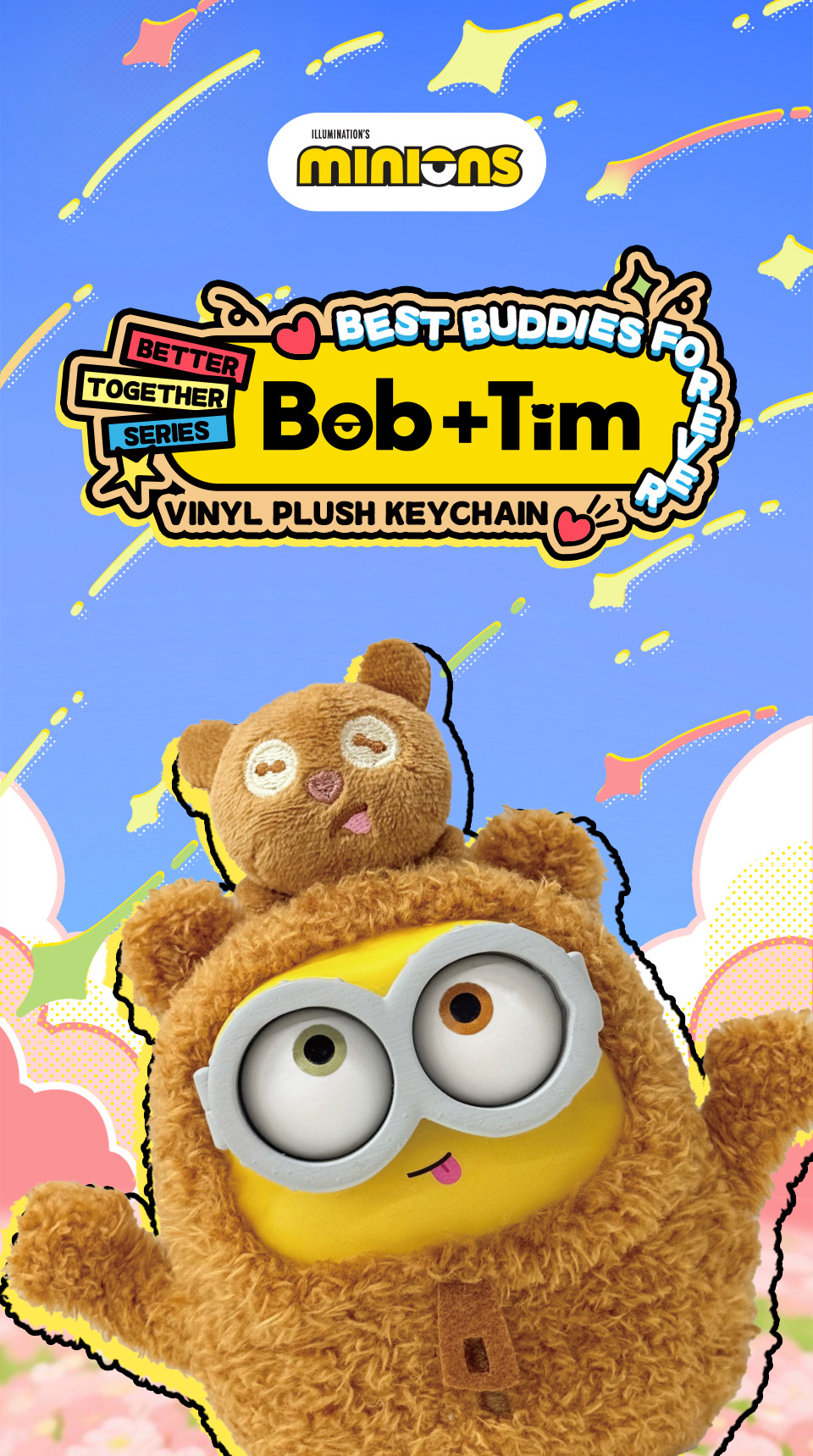 52TOYS Minions Bob & Tim – Best Buddies Forever Series Vinyl Plush ...