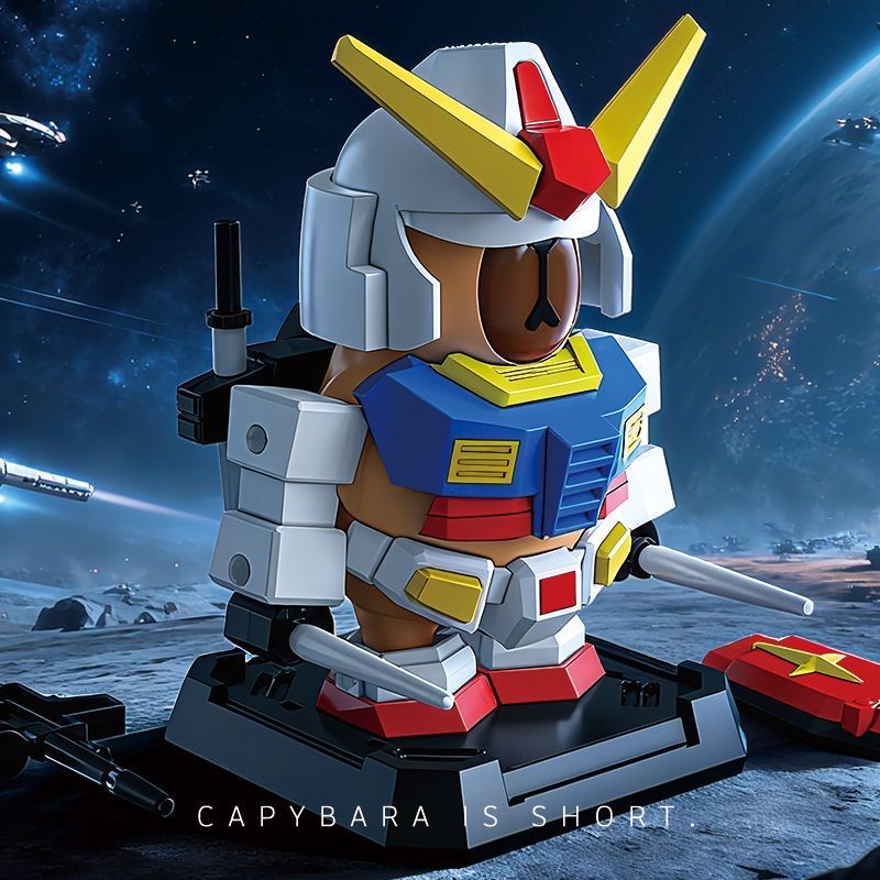 Capybara 3D print Assemble toy 2025 New Mecha Capybara Gundam kids gift ...
