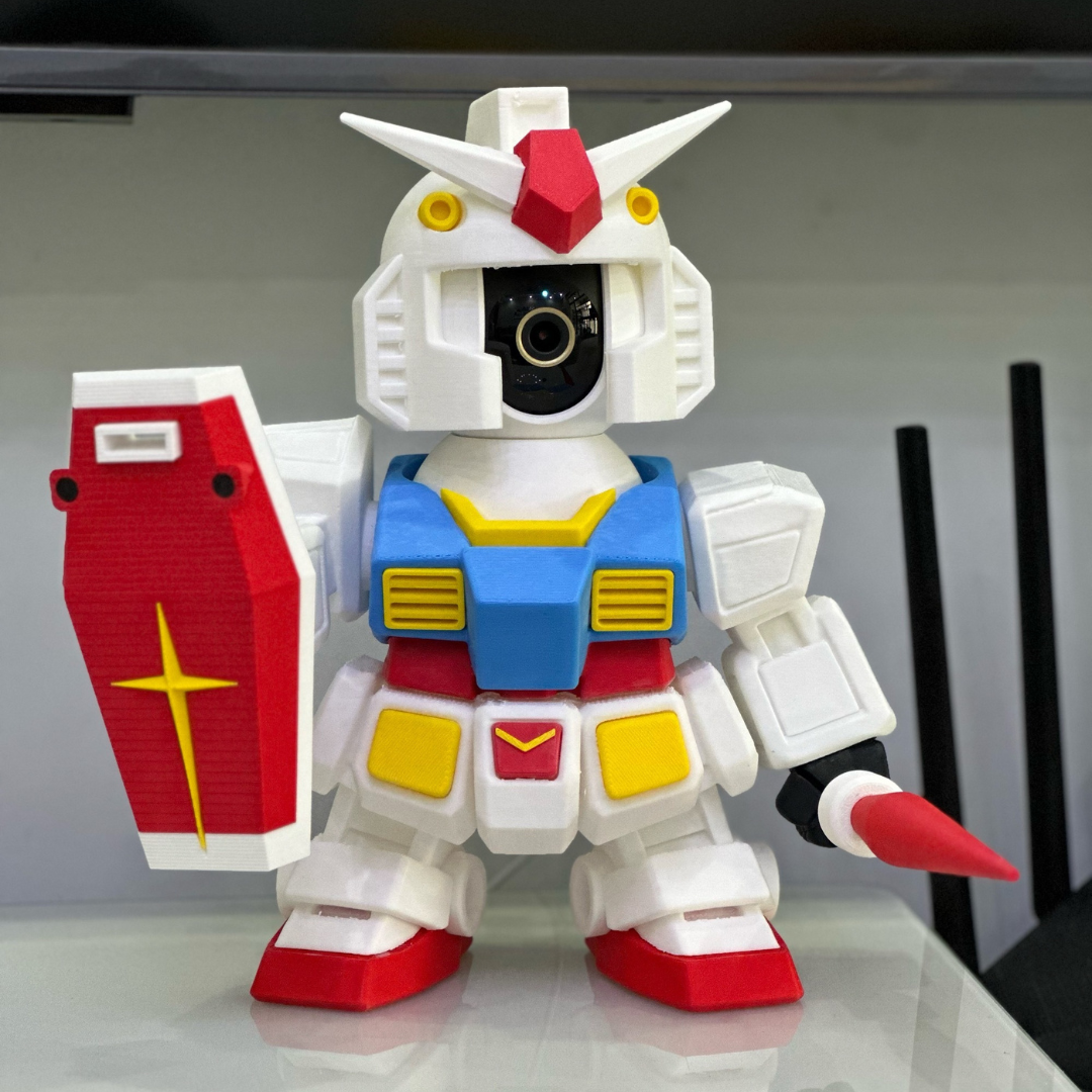 3D Printed Gundam-Style Mecha Case for Xiaomi Smart Camera | Shopee ...