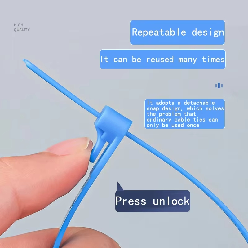 100Pcs Nylon Cable Ties – Releasable Nylon Cable Tie Multi-Purpose |Wire Organizer |Car Repair ...