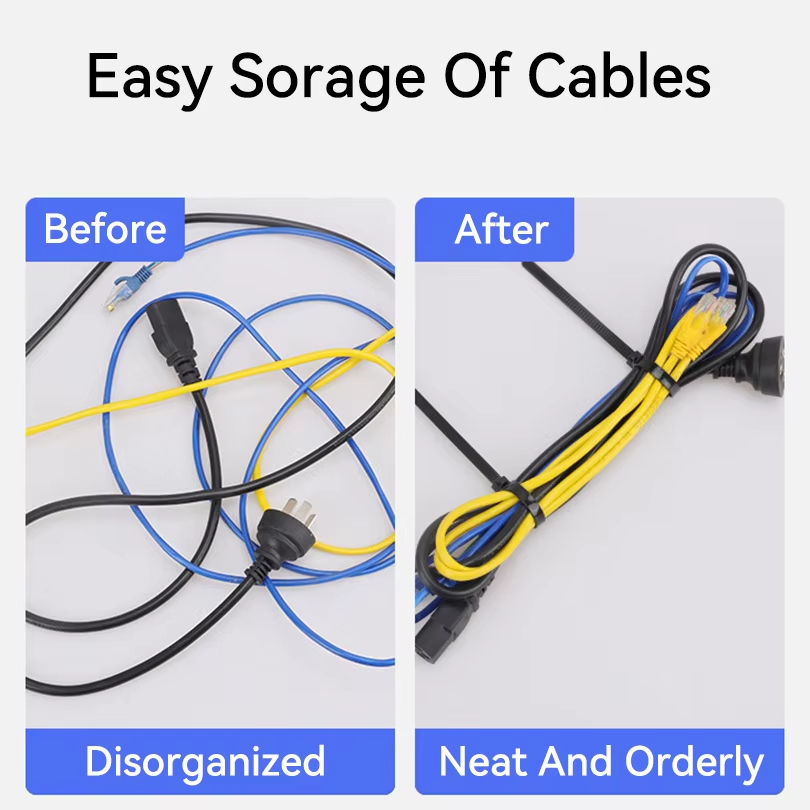 100Pcs Nylon Cable Ties – Releasable Nylon Cable Tie Multi-Purpose |Wire Organizer |Car Repair ...