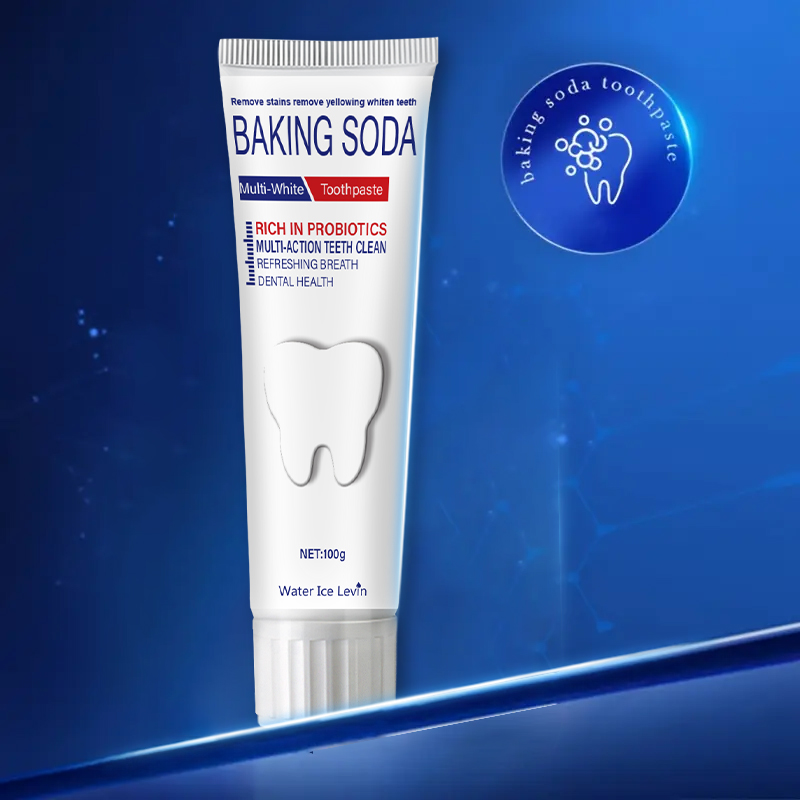 Baking Soda Probiotic Toothpaste - Deep Cleaning & Whitening, Basic ...