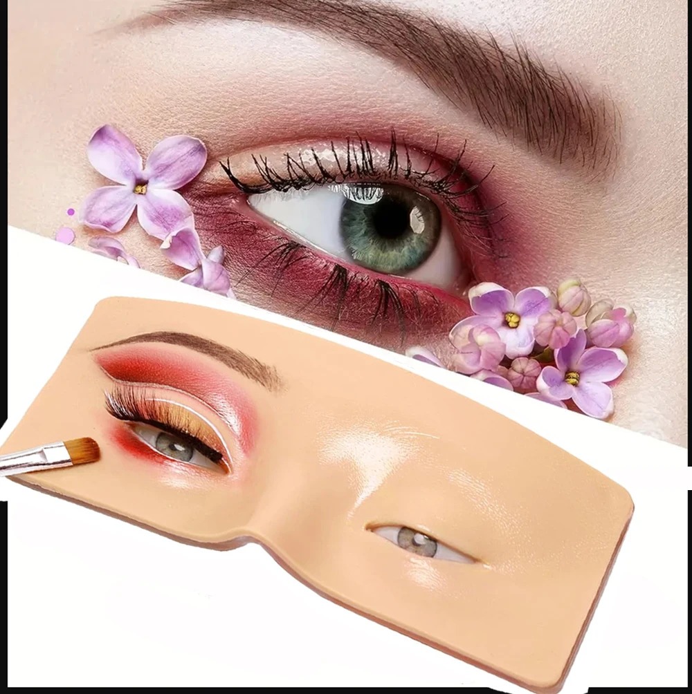 Realistic Makeup Practice Mannequin Head - Professional Silicone ...