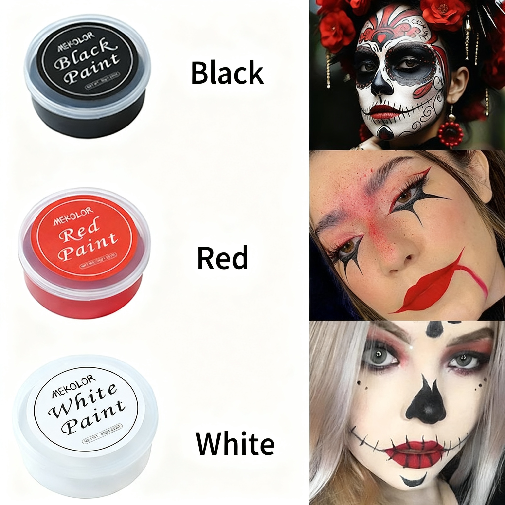 Body Paint Pigments Face Paint Body Paint Opera Clown Paint Face Paint ...