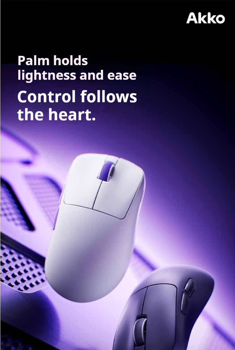 AKKO Nest Three mode Dual 8K Lightweight Ergonomic Office PAW3950 E ...