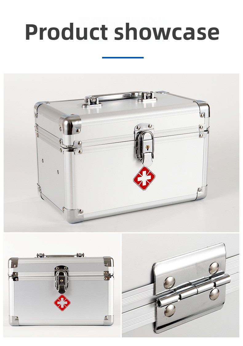Multi-layer emergency medical kit Aluminum Alloy First Aid Kit Box ...