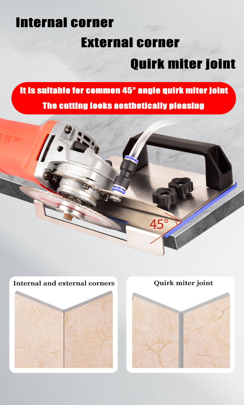 45° Angle Grinder Stand for Tile Chamfering – Precision Cutting Tool ...