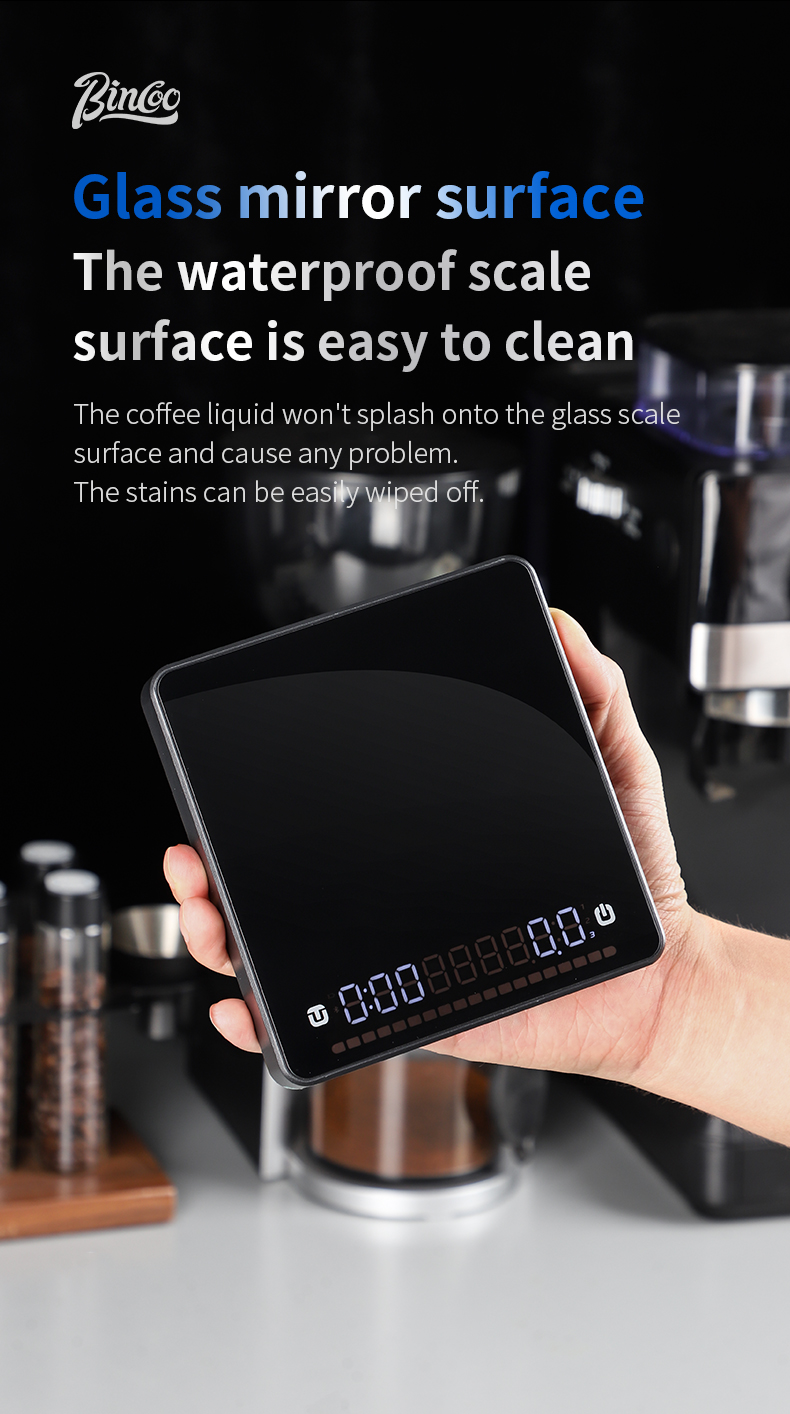 Bincoo Coffee Scale Coffee Bean Dish Set Electronic Scale Automatic ...