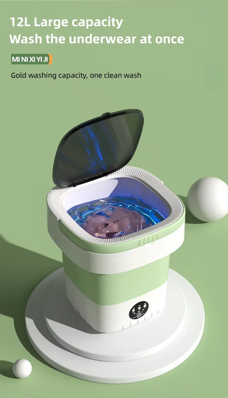 Hisoka Folding Washing Machine Mini Washing Machine With Dryer ...