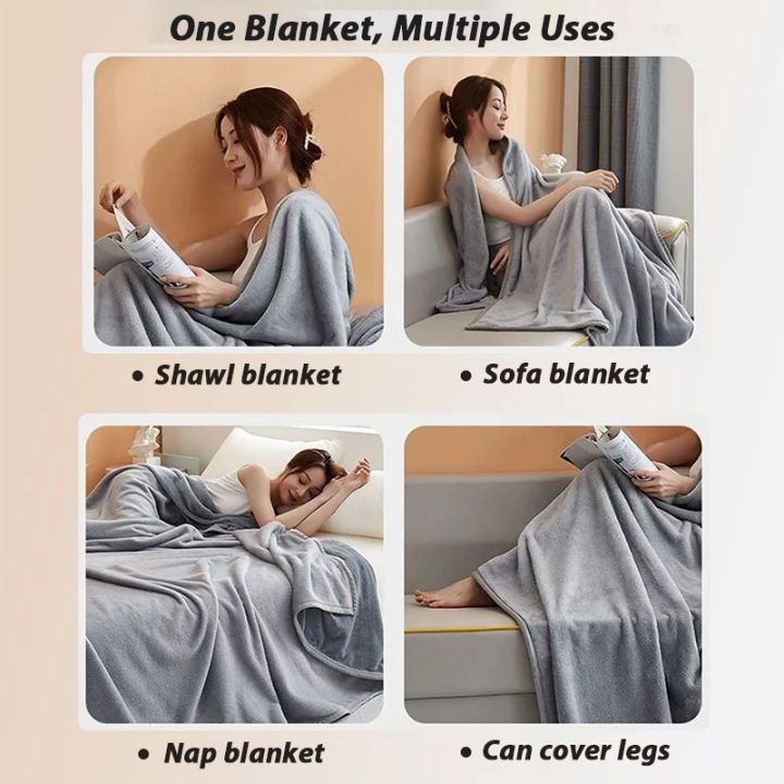 [ship in 24h]Selimut Baldu Gebu Flannel Velvet Plush Throw Blanket Sofa ...