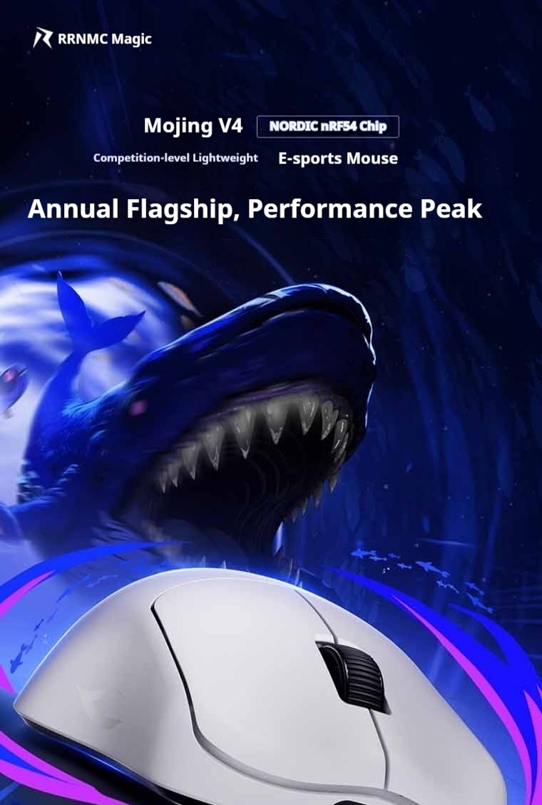 RAWM Magic Whale V4 dual-mode lightweight PAW3950S high-performance ...