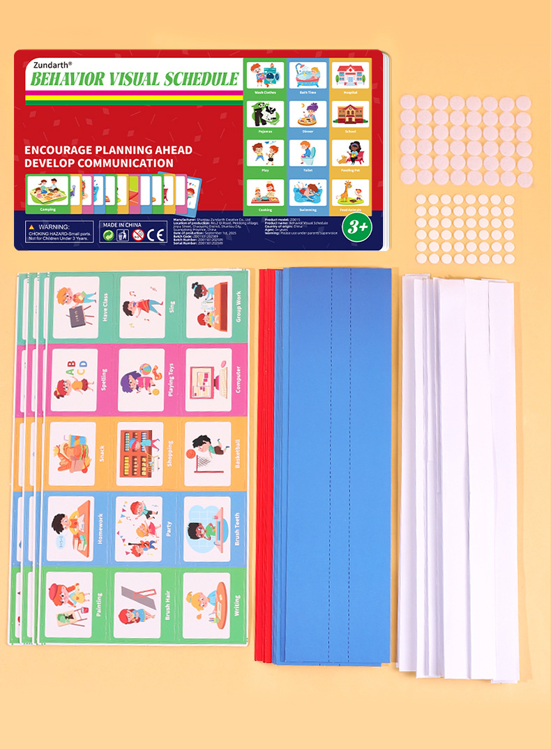 Children's behavior visual schedule non-verbal communication visual ...