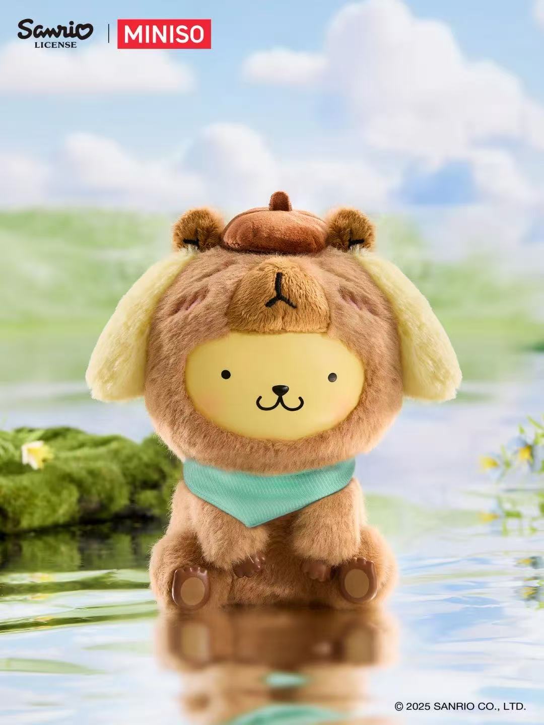 MINISO Sanrio Capybara Series Vinyl Plush Blind Box Kuromi Hello Kitty ...