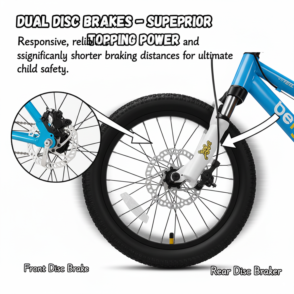 2025 NEW Mountain bike kids 16/18 inch basikal kids disc brake with ...