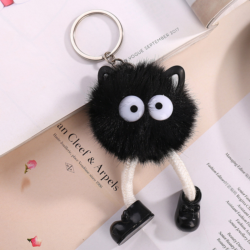 Plush Monster Pendant hairball Key Pendant Accessories | Shopee Malaysia