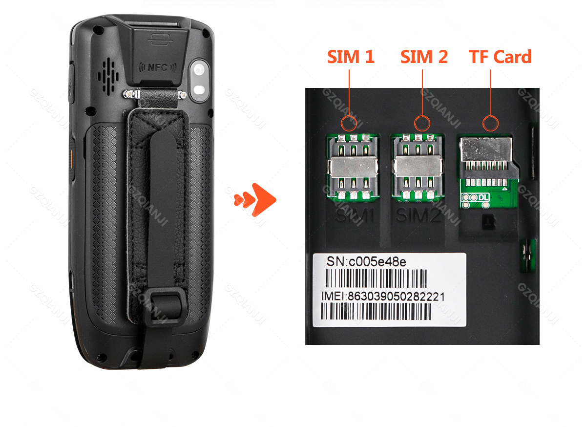 Rugged Data Collector Terminal PDA Scanner Android 13 Qualcomm Processor CPU 4+64GB | Shopee ...