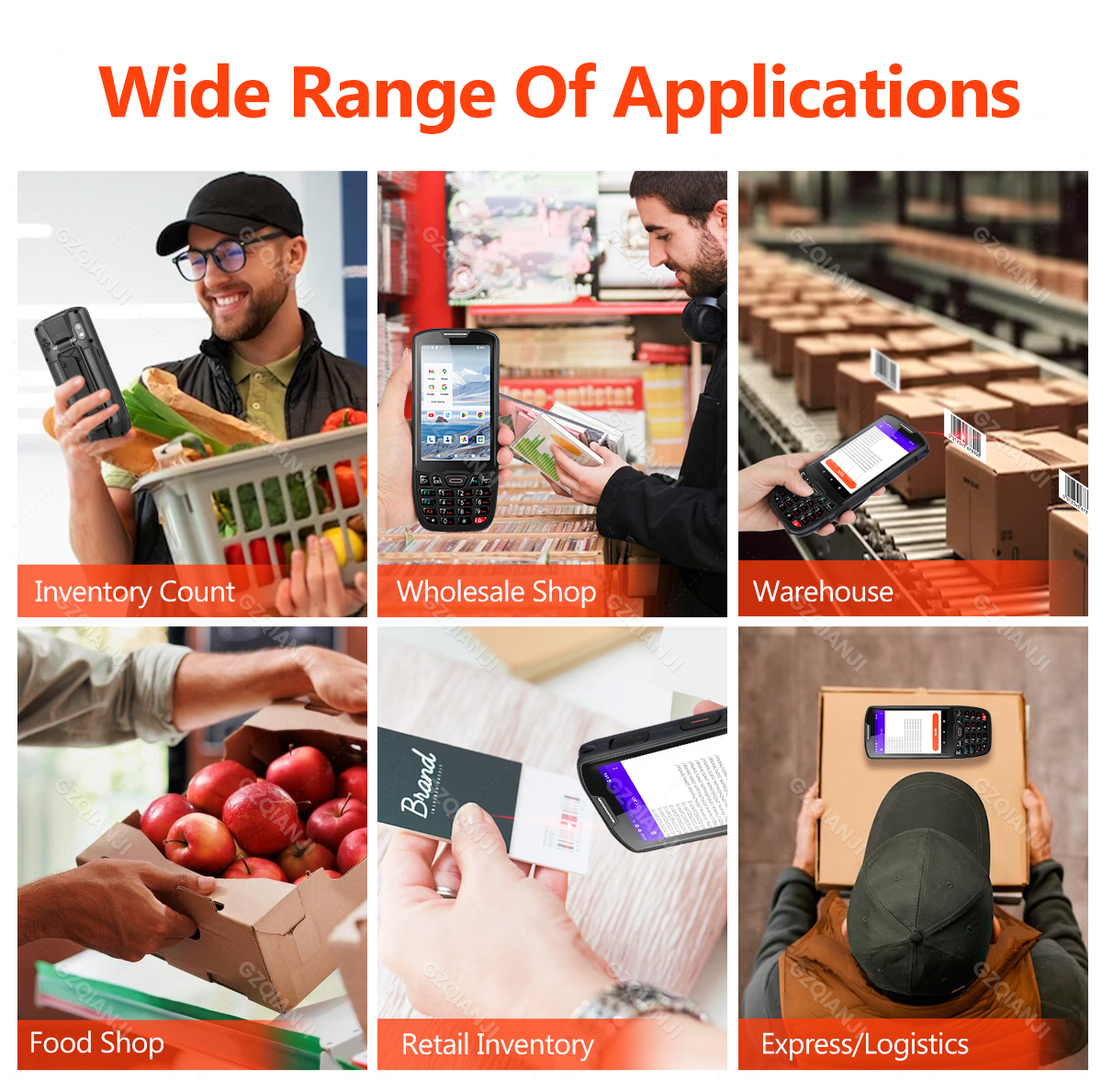 Rugged Data Collector Terminal PDA Scanner Android 13 Qualcomm Processor CPU 4+64GB | Shopee ...