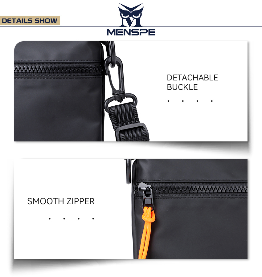 MENSPE Mini Shoulder Bag Men's Fashion Waterproof Versatile Casual ...