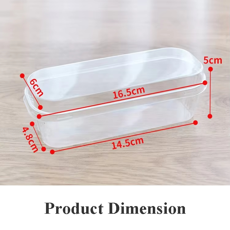 (50pcs) 280ml cake box / Mousse Box /Long Cake Box Ice Cream Fruit ...