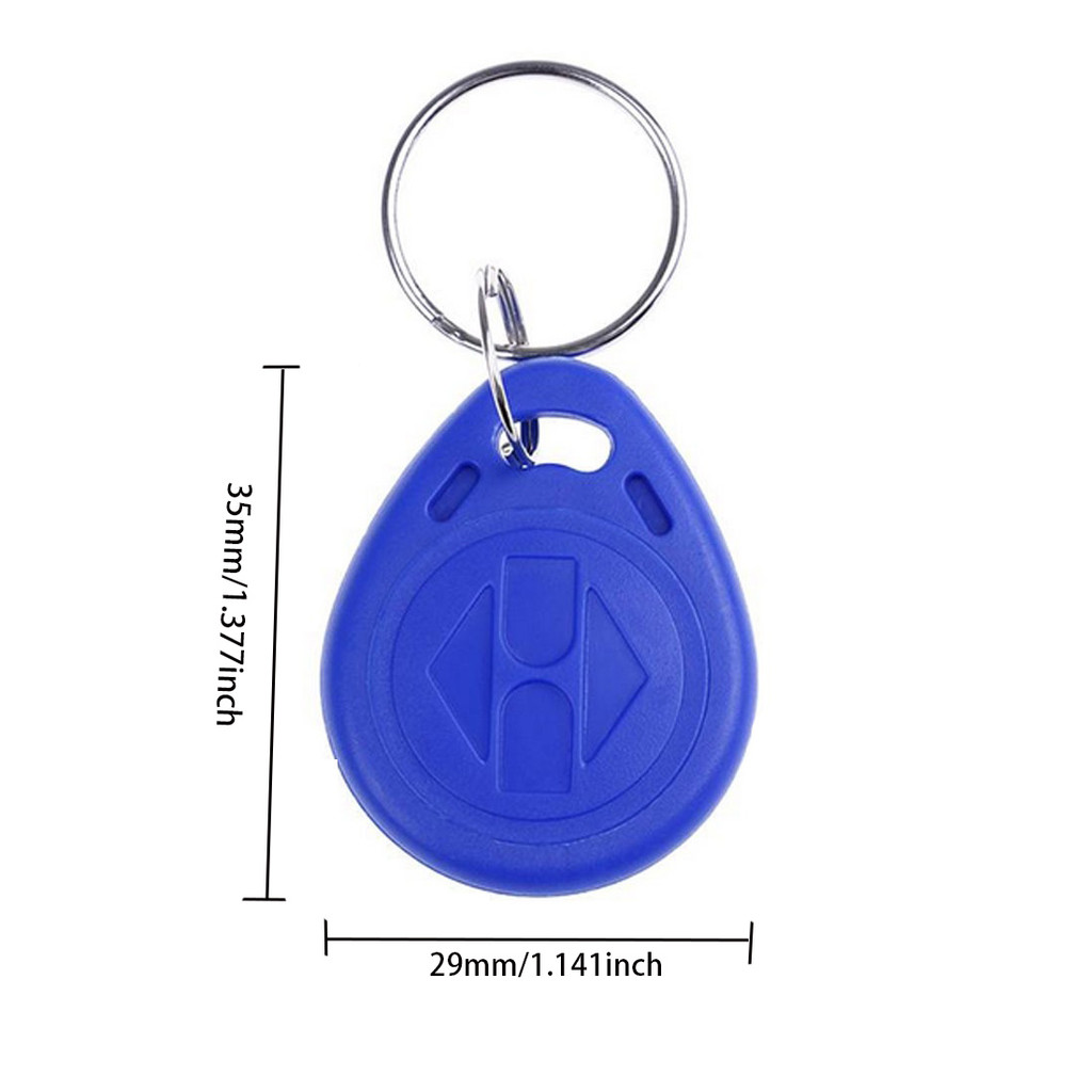 10Pcs 125khz ID ReWritable Writable RFID Keyfobs Key Token Tag Access ...
