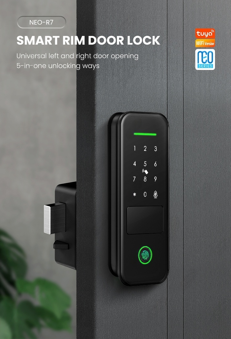 Waterproof Automatic Smart Security Door Digital Lock for Home ...