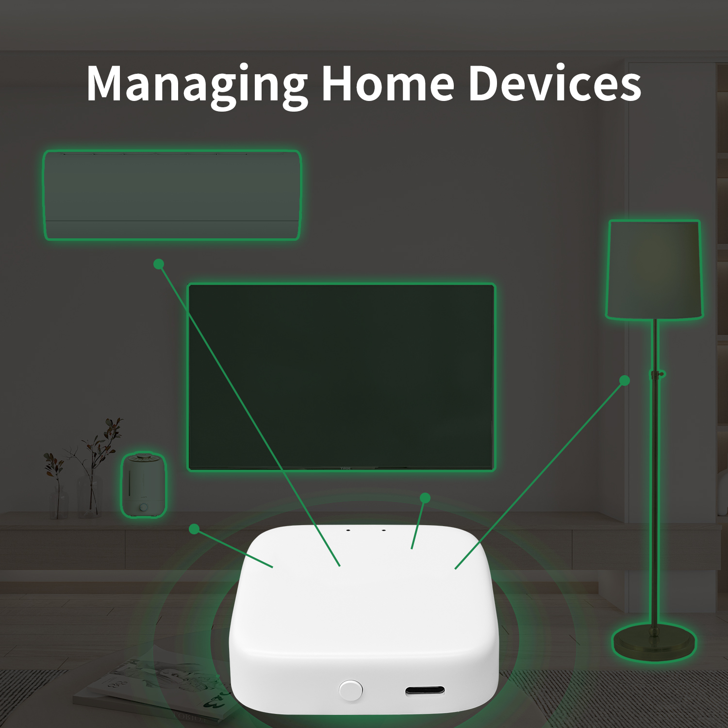 Tuya ZigBee Multi-mode Bluetooth Gateway Hub Wireless Smart Home ...