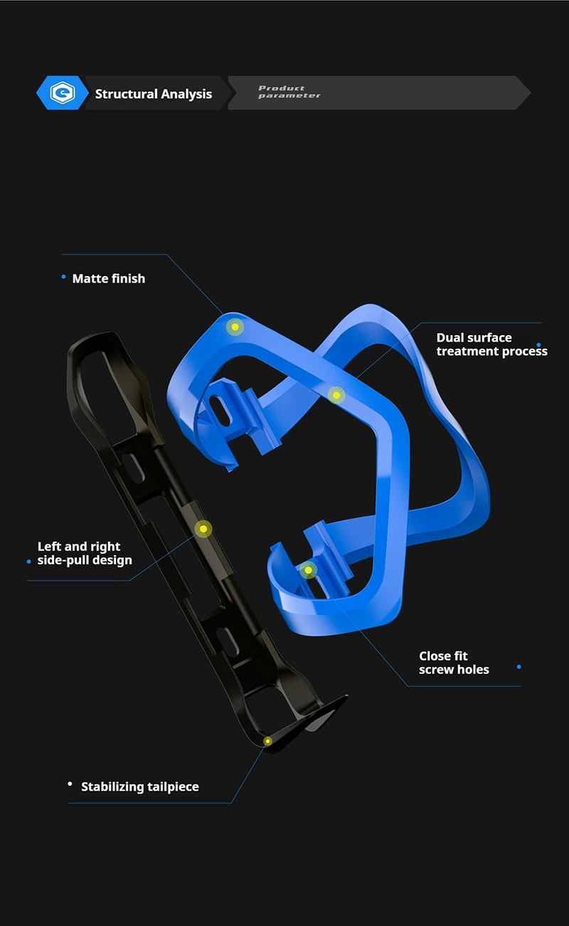 ENLEE Quick-Access Water Bottle Holder - Left/Right Pull Design for All ...