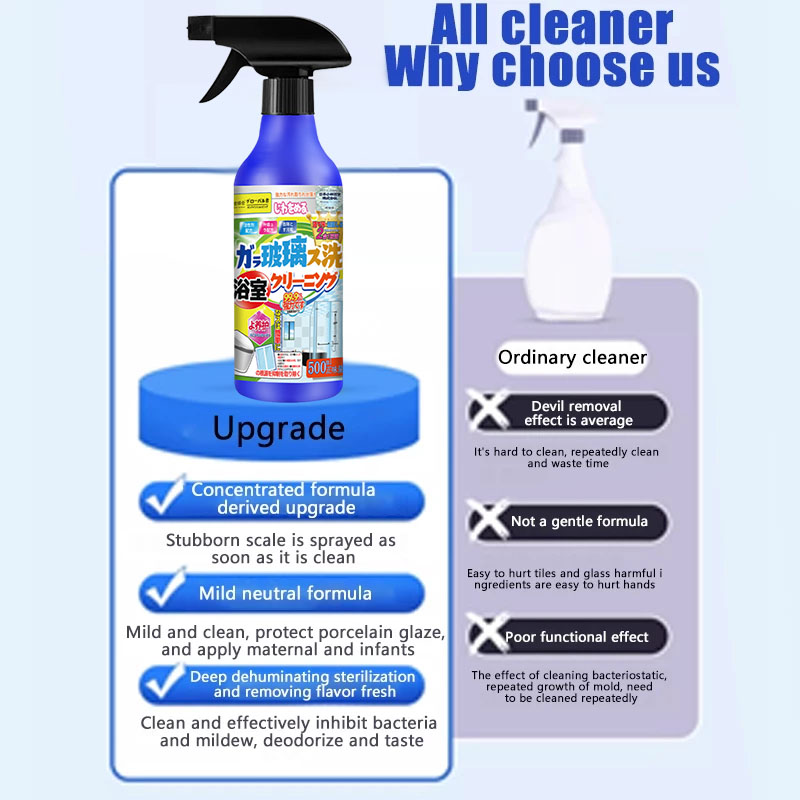 Stains Erased Fast BR Bathroom cleaner Toilet Bubble cleaner 💪Tak Gosok ...