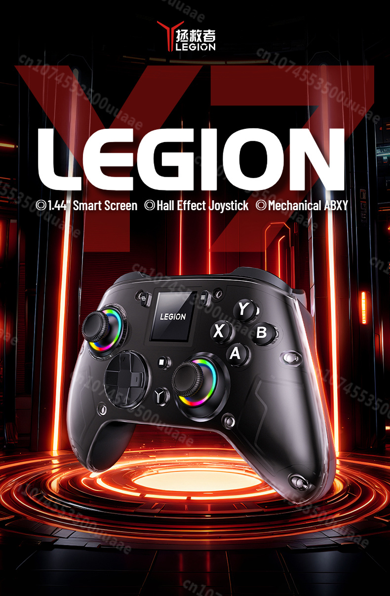 Lenovo Y7 Smart Wireless Game Controller - Compatible with Xbox, Hall ...