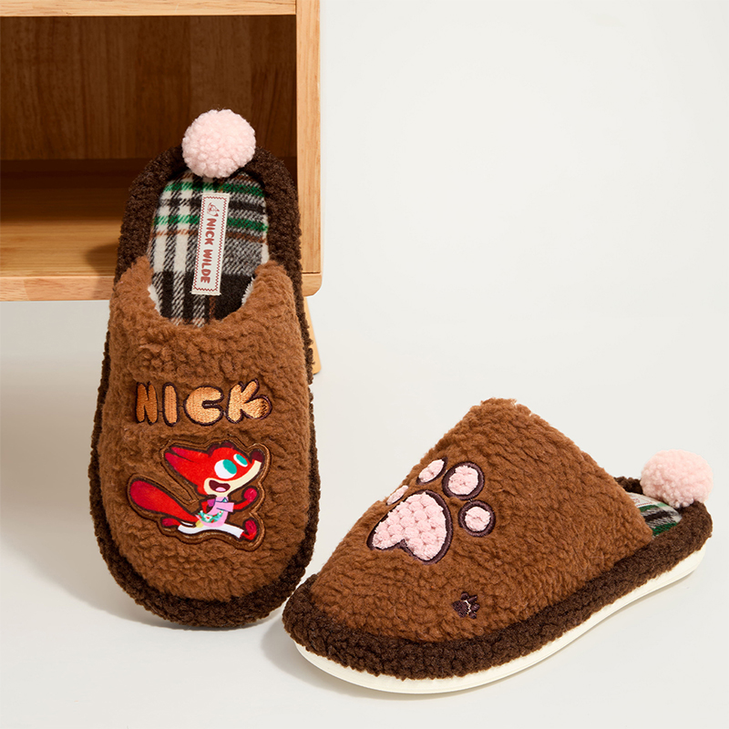 MINISO Disney Zootopia Series - Cozy & Plaid Cotton Women's Slippers ...